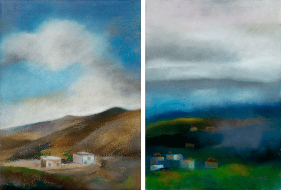 Explore Paysage I & Paysage II by Mahmoud Safa | Artscoops
