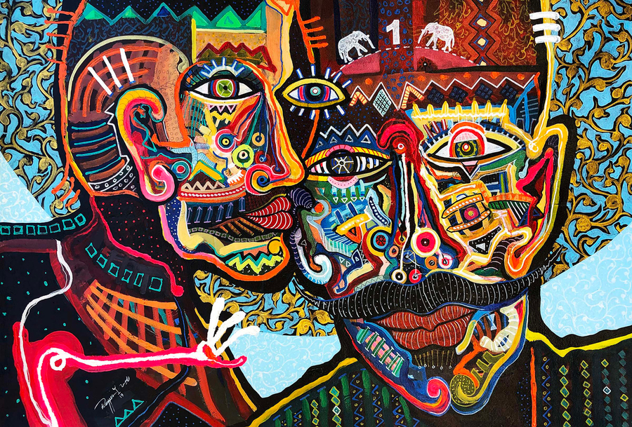 Explore Warm Whispers Declaring Love or War by Baseem Rayyes | Artscoops