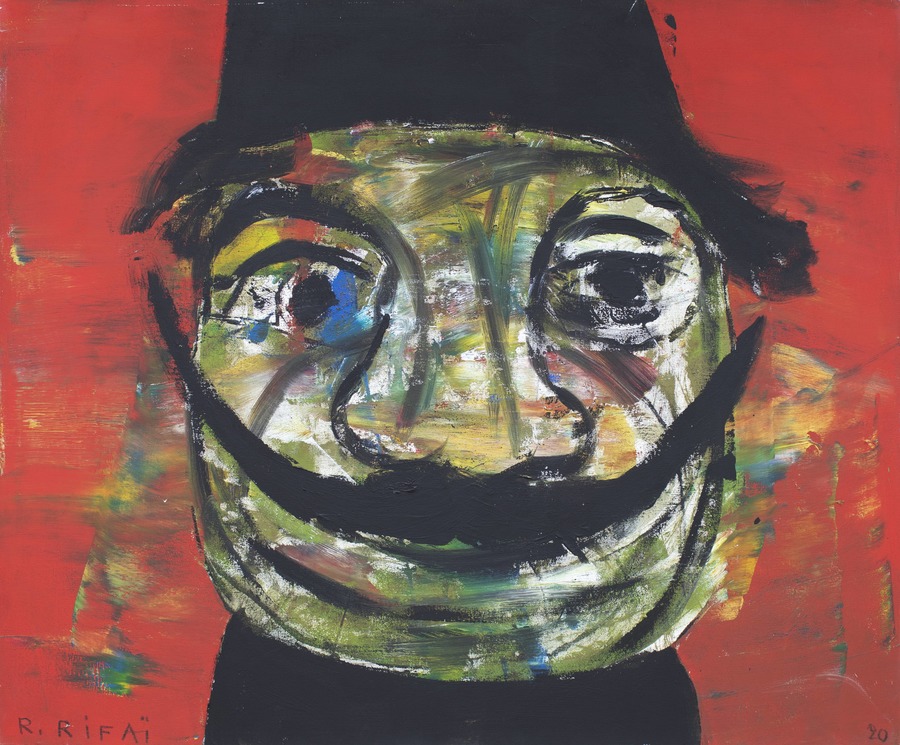 Experience Darwish in Red by Raouf Rifai | Artscoops