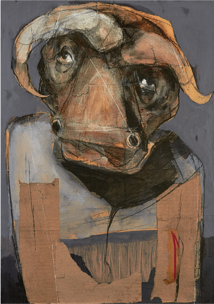 Human Bull III - SOLD | Artscoops