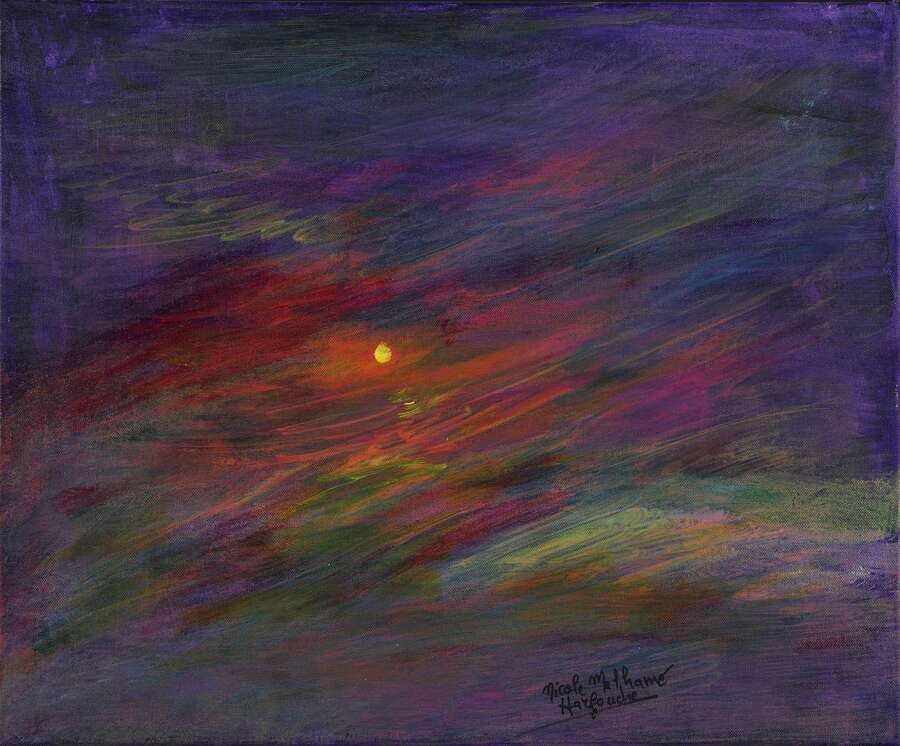 Experience Evasion vers l'infini II by Nicole Malhamé Harfouche | Artscoops