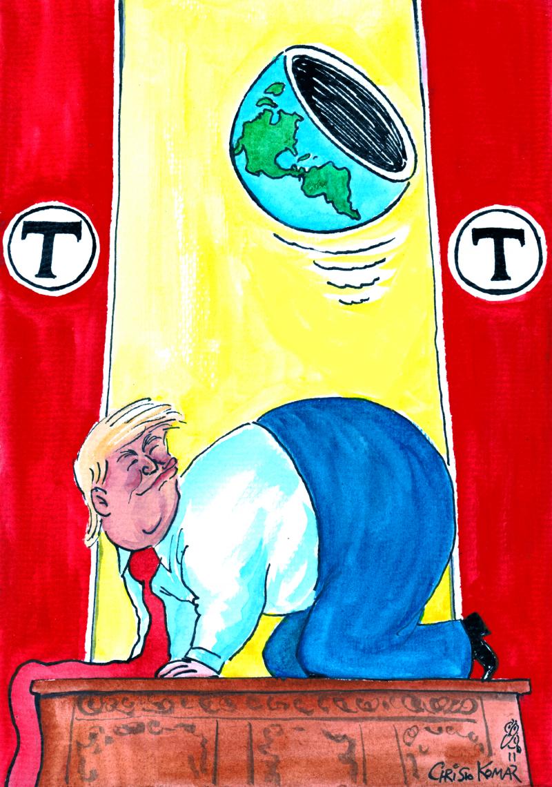 Trump in Davos | Cartoon Movement