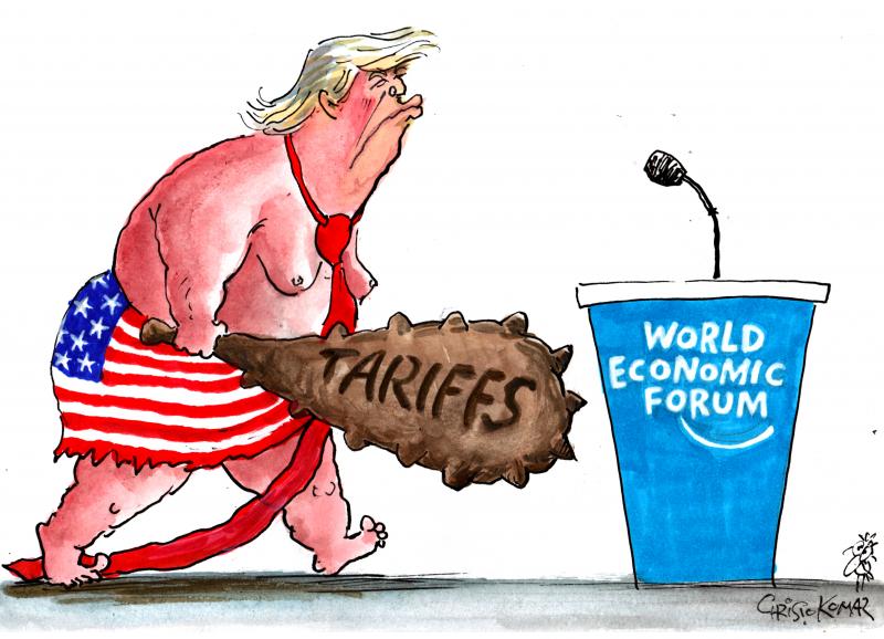 Trump in Davos | Cartoon Movement