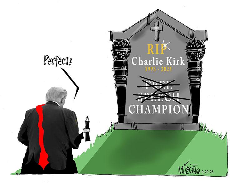 RIP Charlie Kirk and Free Speech | Cartoon Movement
