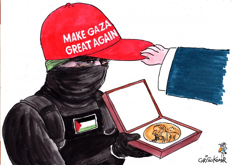 Trump and peace in Gaza | Cartoon Movement