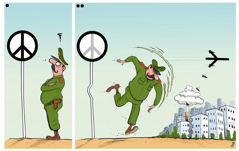 No peace please... | Cartoon Movement