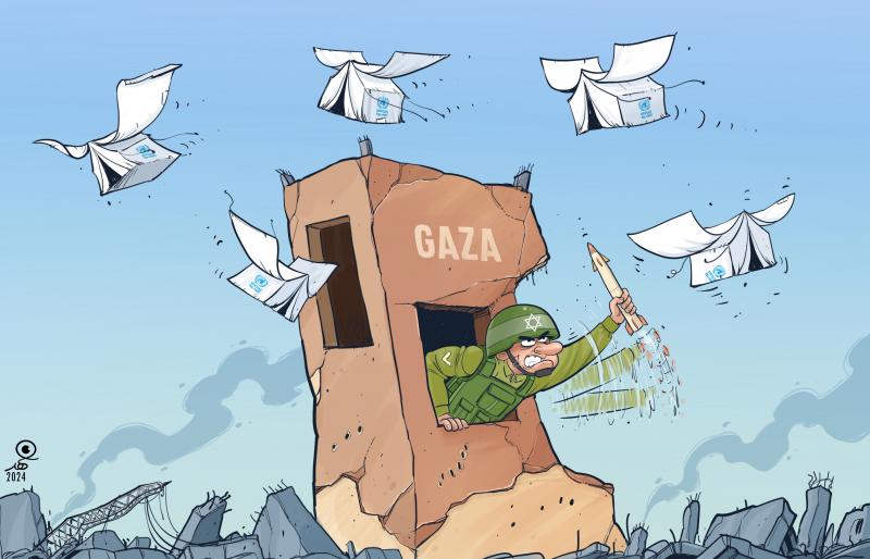 Returning despite the occupation... | Cartoon Movement