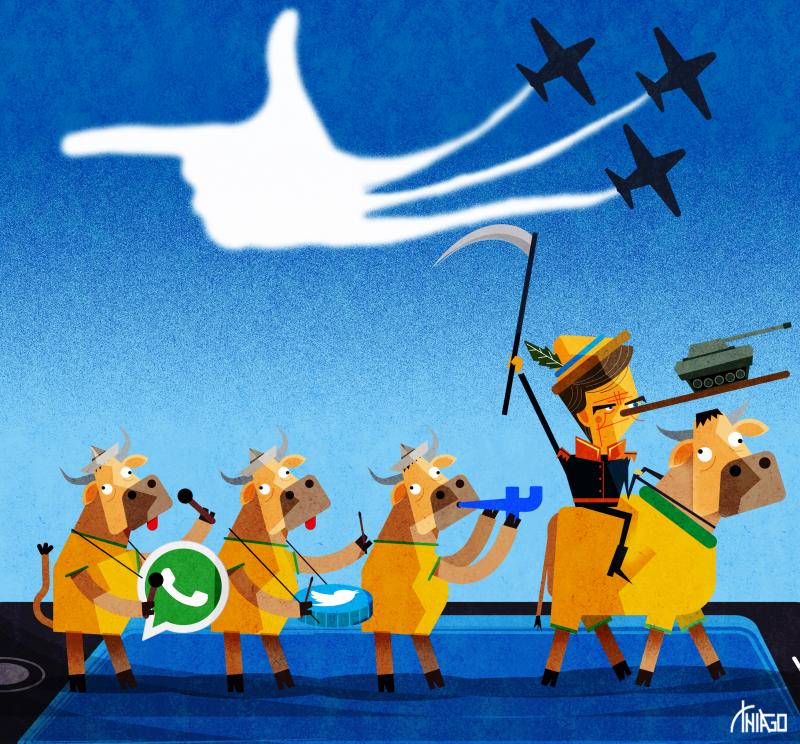 Bolsonaro's coup | Cartoon Movement