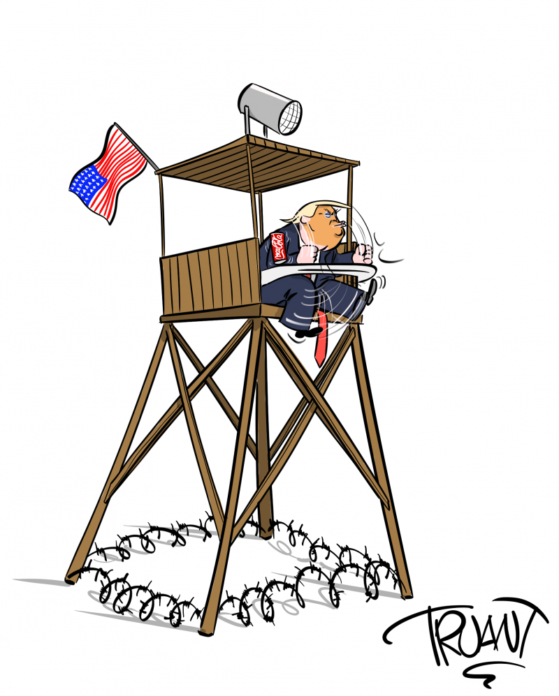 Trump watchtower | Cartoon Movement