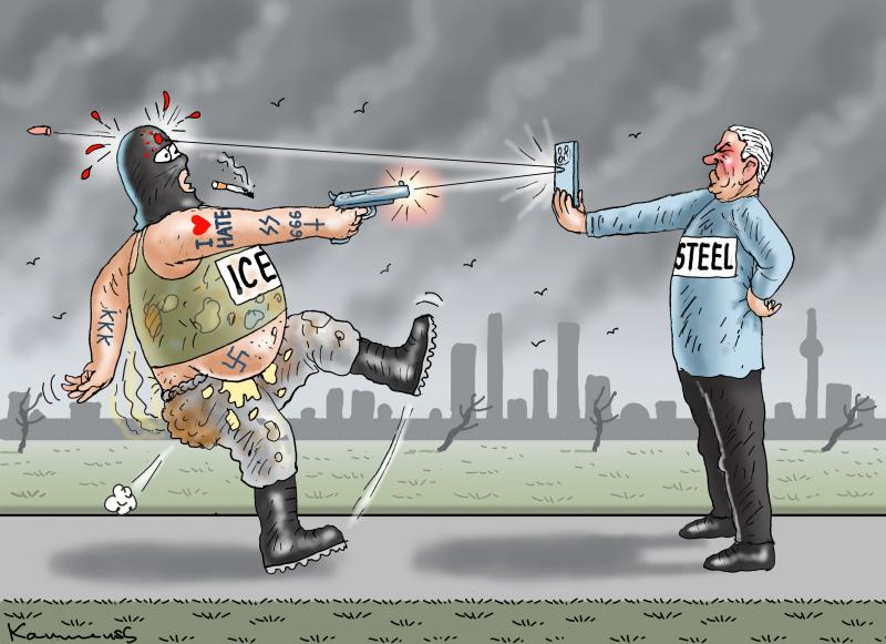 THE STEEL SMARTPHONE (Autoportrait) | Cartoon Movement