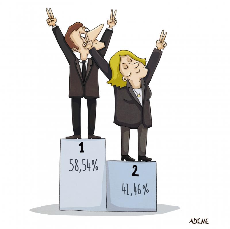 A weak victory for Macron | Cartoon Movement