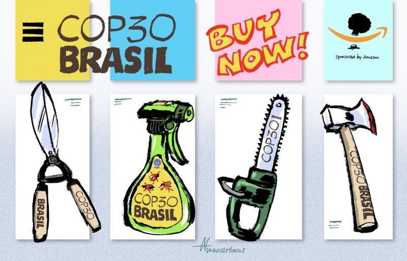 COP30, gets rid of your Amazon! | Cartoon Movement