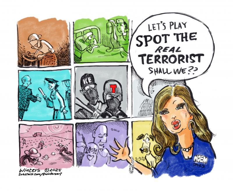 Spot the Terrorist | Cartoon Movement