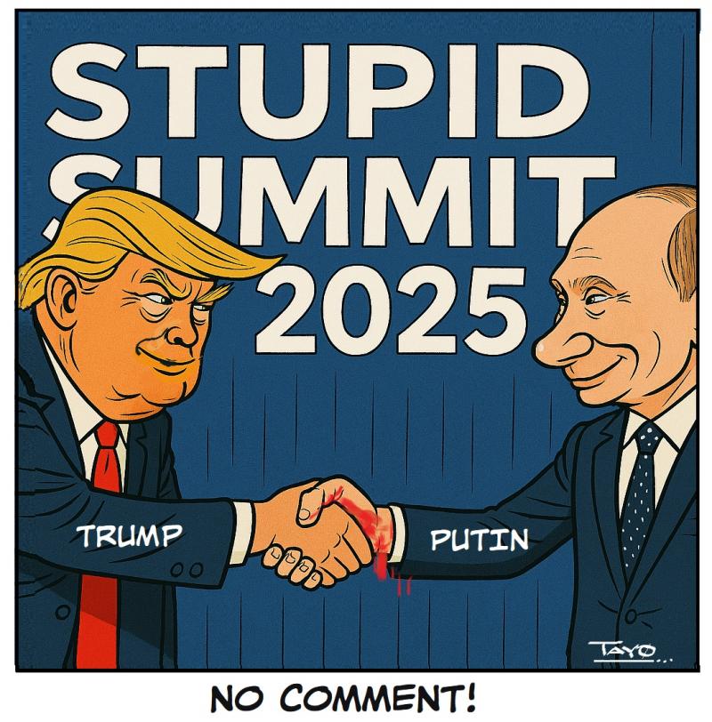 Trump Putin Alaska farcical Summit | Cartoon Movement