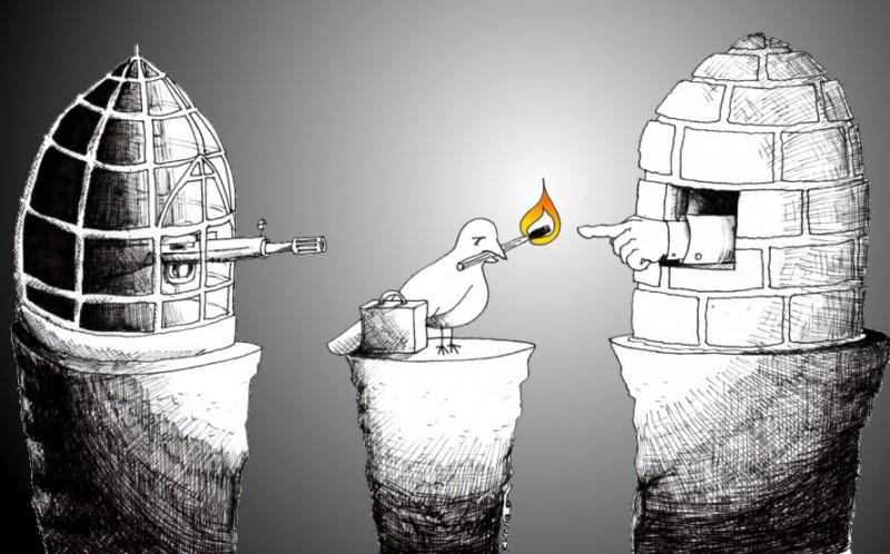 Fire of Freedom Asylum Seeker | Cartoon Movement