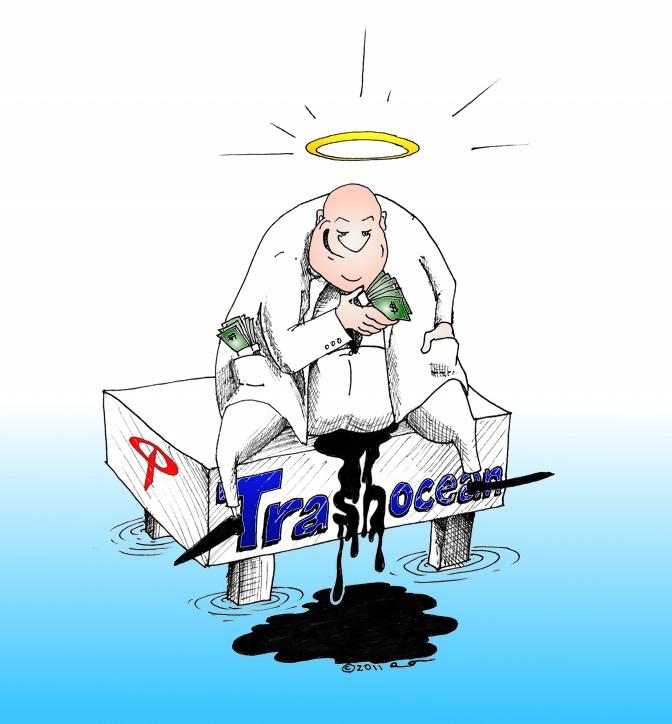 Transocean, Exemplary in 2010, indeed! | Cartoon Movement