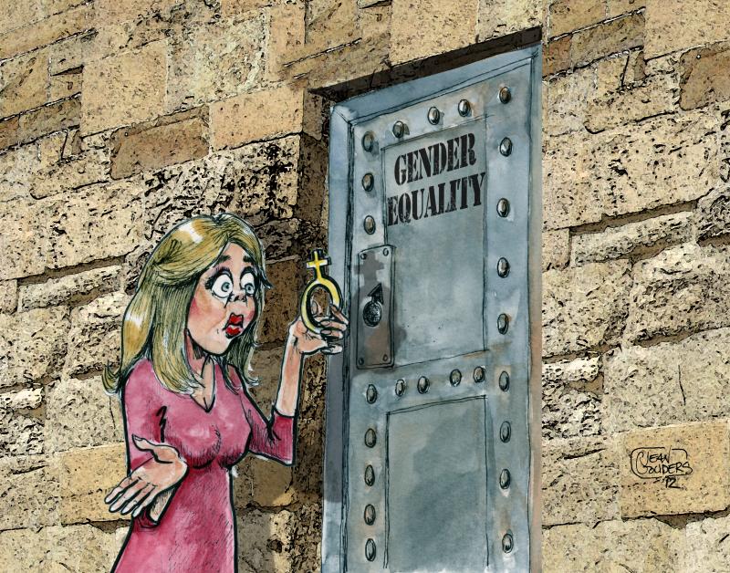 equality wall cartoon