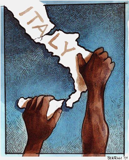 migration cartoon drawing