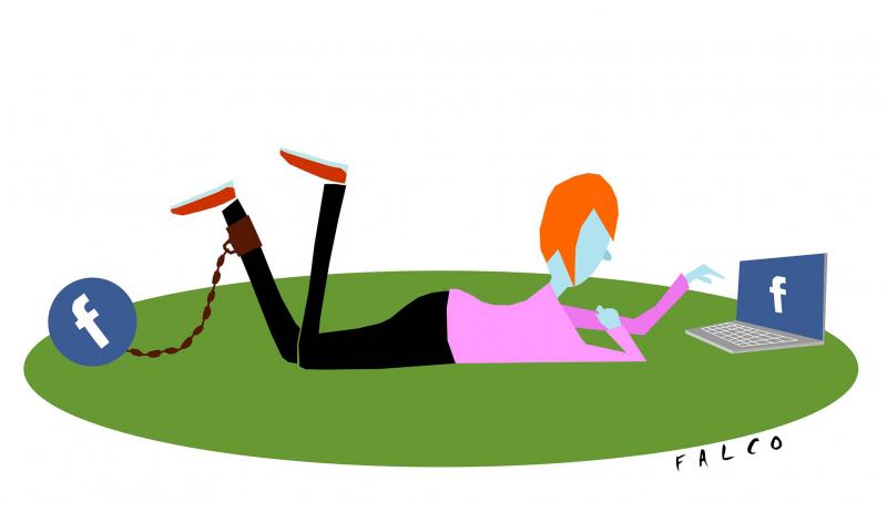 Facebook addicted | Cartoon Movement