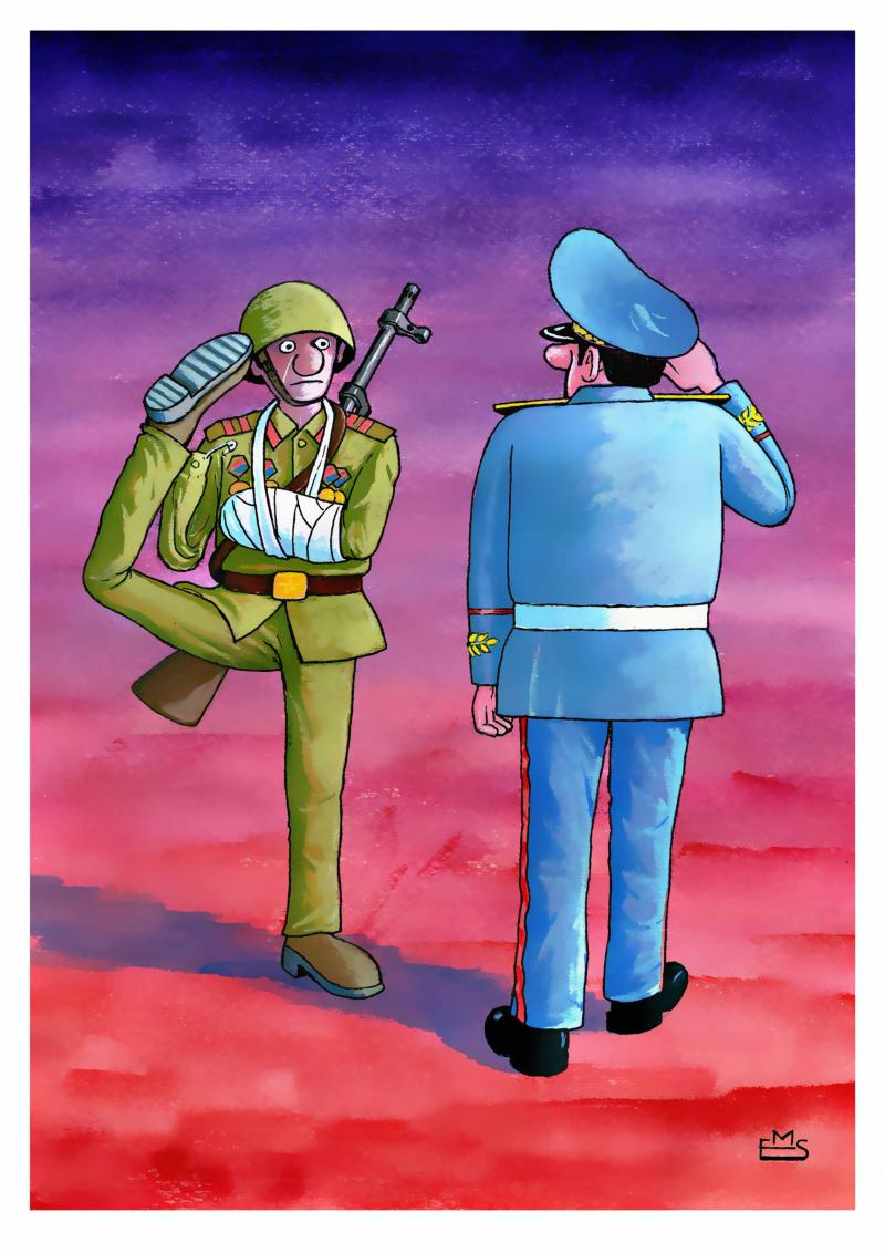 Soldier and General | Cartoon Movement