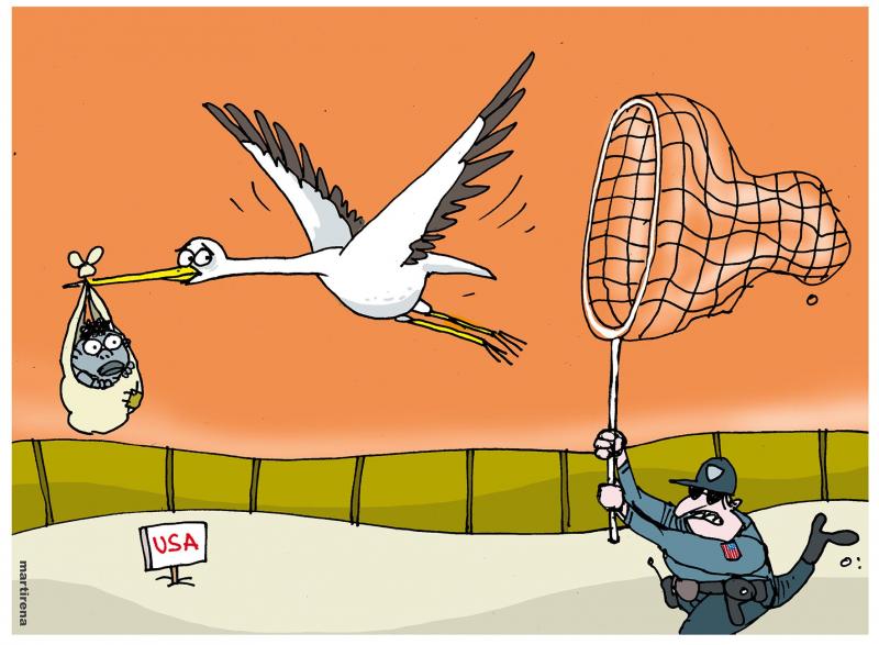 Children at U.S. border | Cartoon Movement