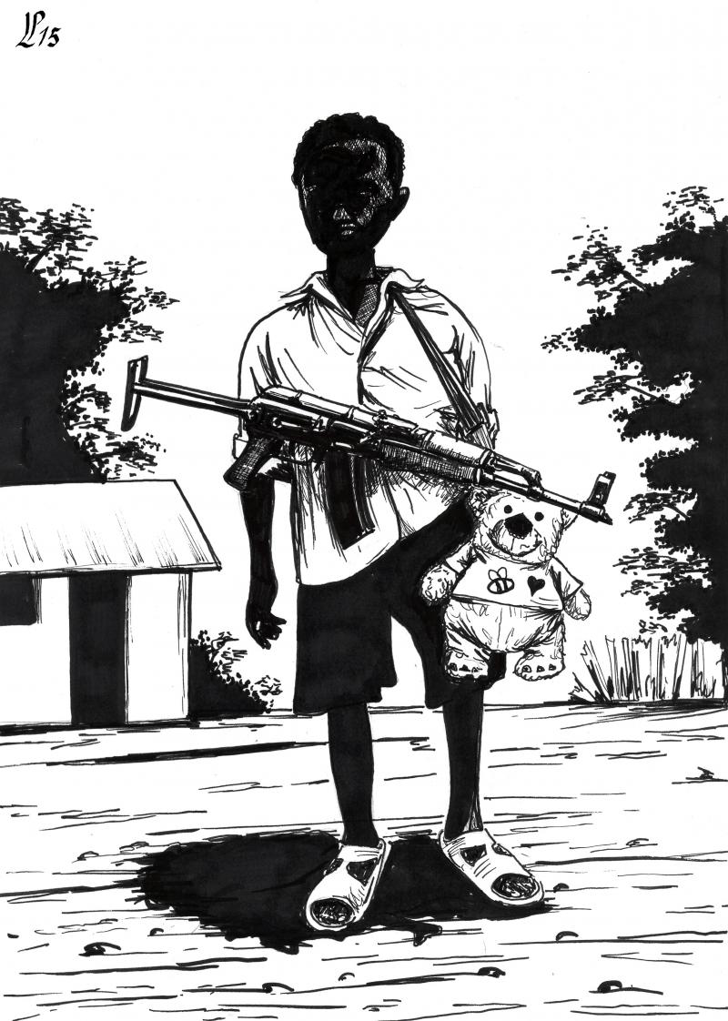 Child soldier | Cartoon Movement