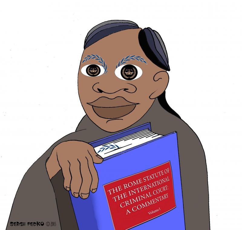 the Prosecutor of the ICC, Fatou Bensouda | Cartoon Movement