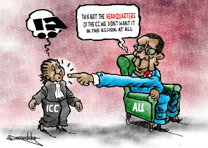 Mugabe and ICC.. | Cartoon Movement
