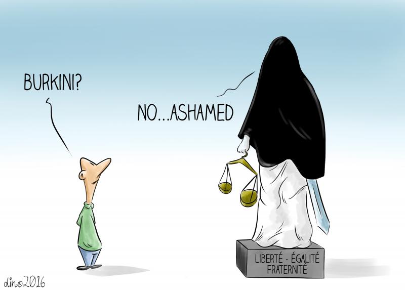 BURKINI IN JUSTICE | Cartoon Movement