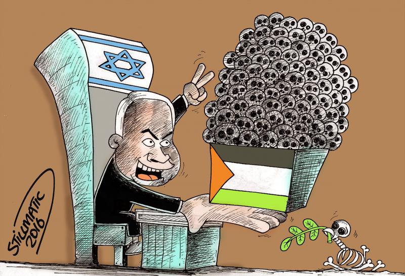Netanyahu's WAR CRIMES | Cartoon Movement