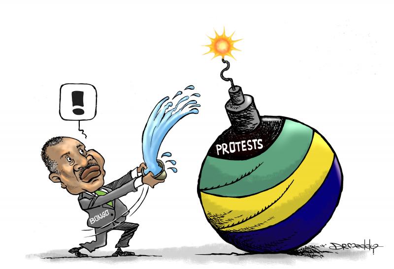 President Ali Bongo and his Gabon | Cartoon Movement