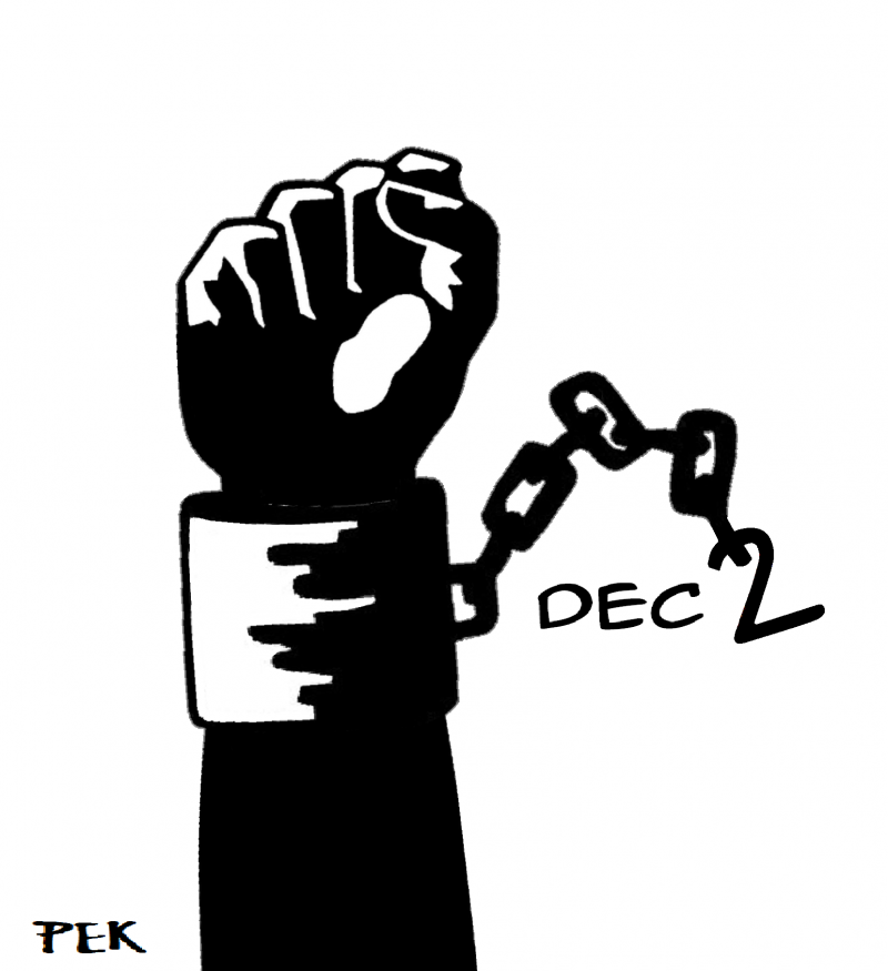 U.N International Day for the Abolition of Slavery | Cartoon Movement