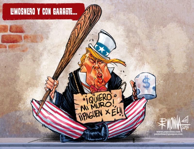 Limosnero y con garrote.. | Cartoon Movement