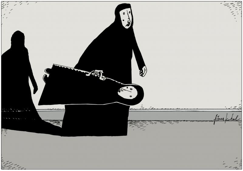 Exiled woman | Cartoon Movement