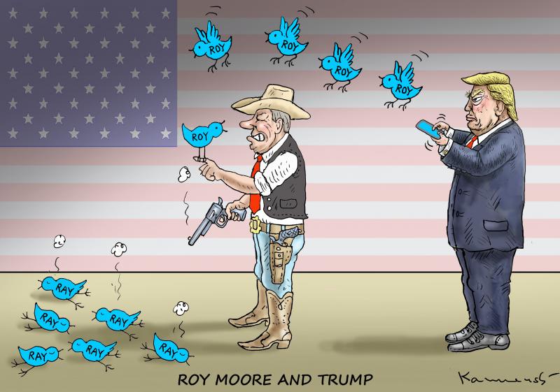 ROY MOORE AND TRUMP | Cartoon Movement