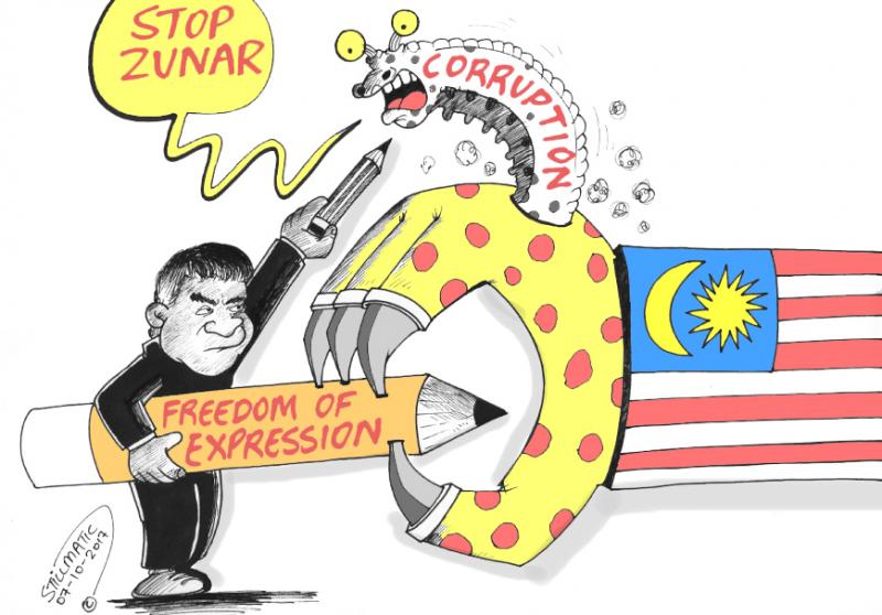 CARTOONING FOR ZUNAR''S FREEDOM | Cartoon Movement