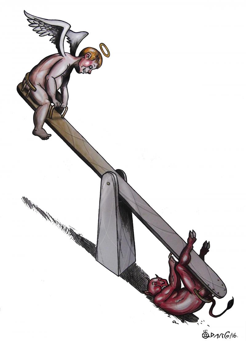 good and evil | Cartoon Movement