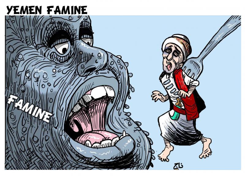 Threat of famine in Yemen | Cartoon Movement