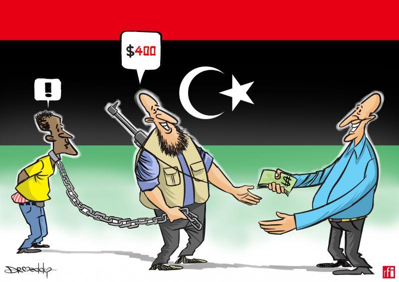 Slave Trade in Libya | Cartoon Movement