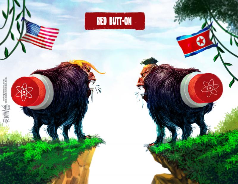 Red Butt-on | Cartoon Movement