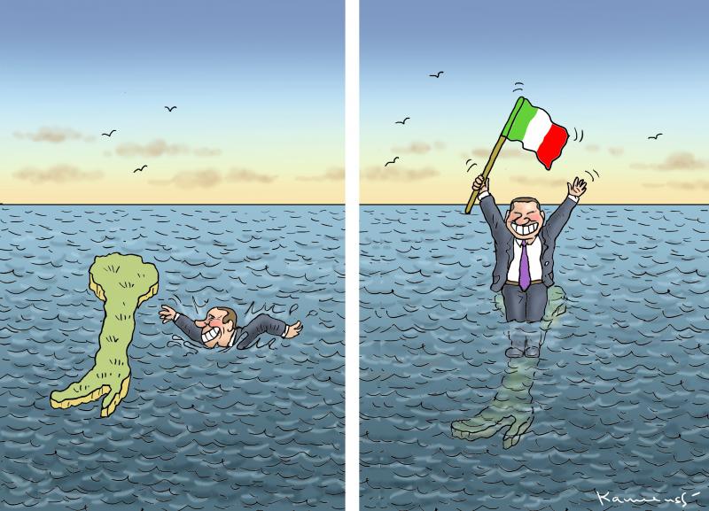 BERLUSCONI SAVED ITALY | Cartoon Movement