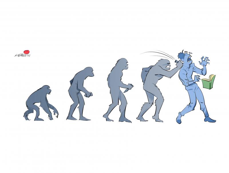 Evolution: back stab | Cartoon Movement