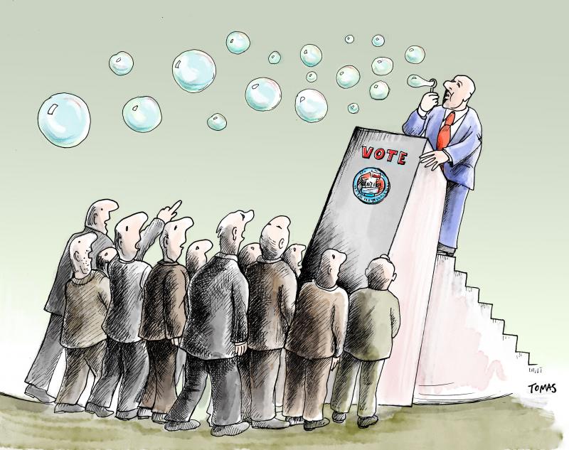 Promises in election campaign | Cartoon Movement