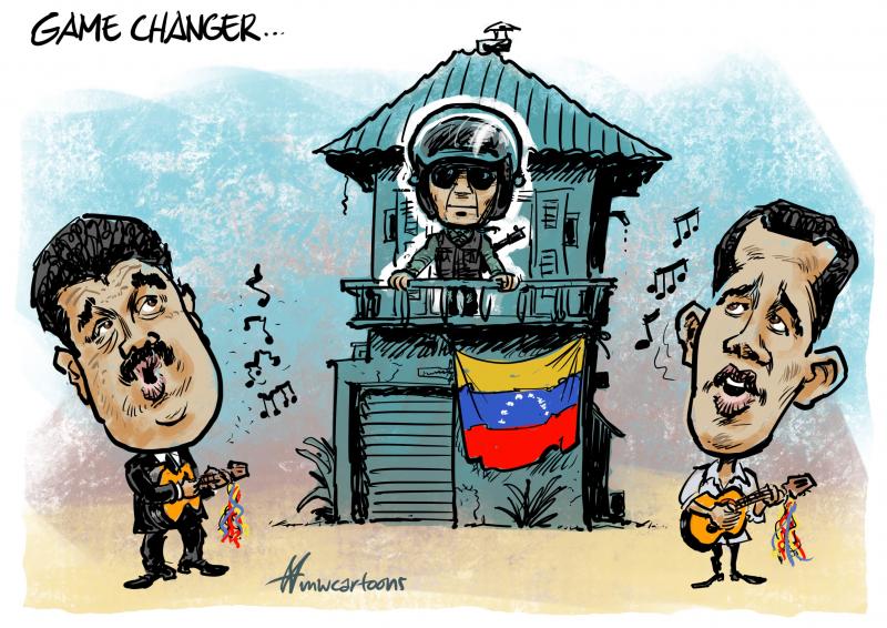 Venezuela: who gets the army? | Cartoon Movement