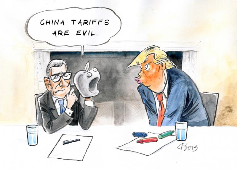 China tariffs... | Cartoon Movement