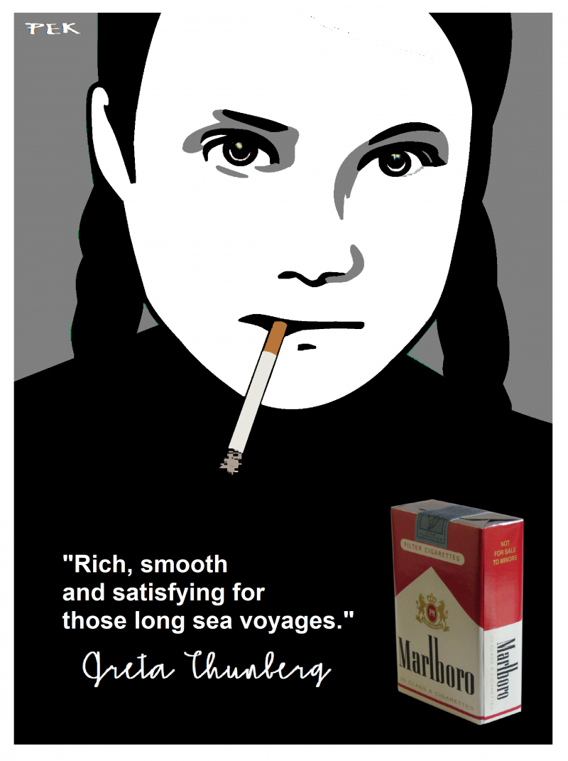 Marlboro Girl Cartoon Movement