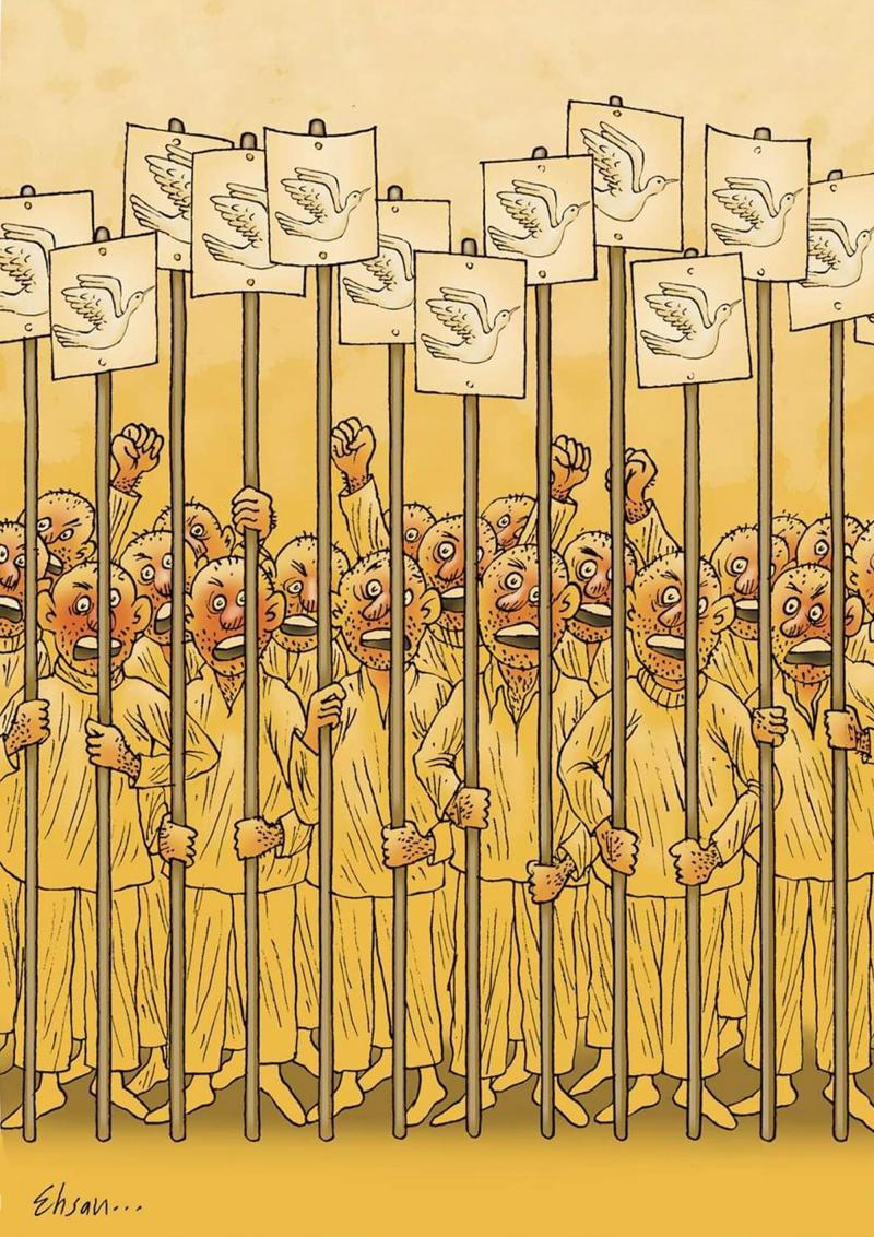 Prisoner for Human rights | Cartoon Movement