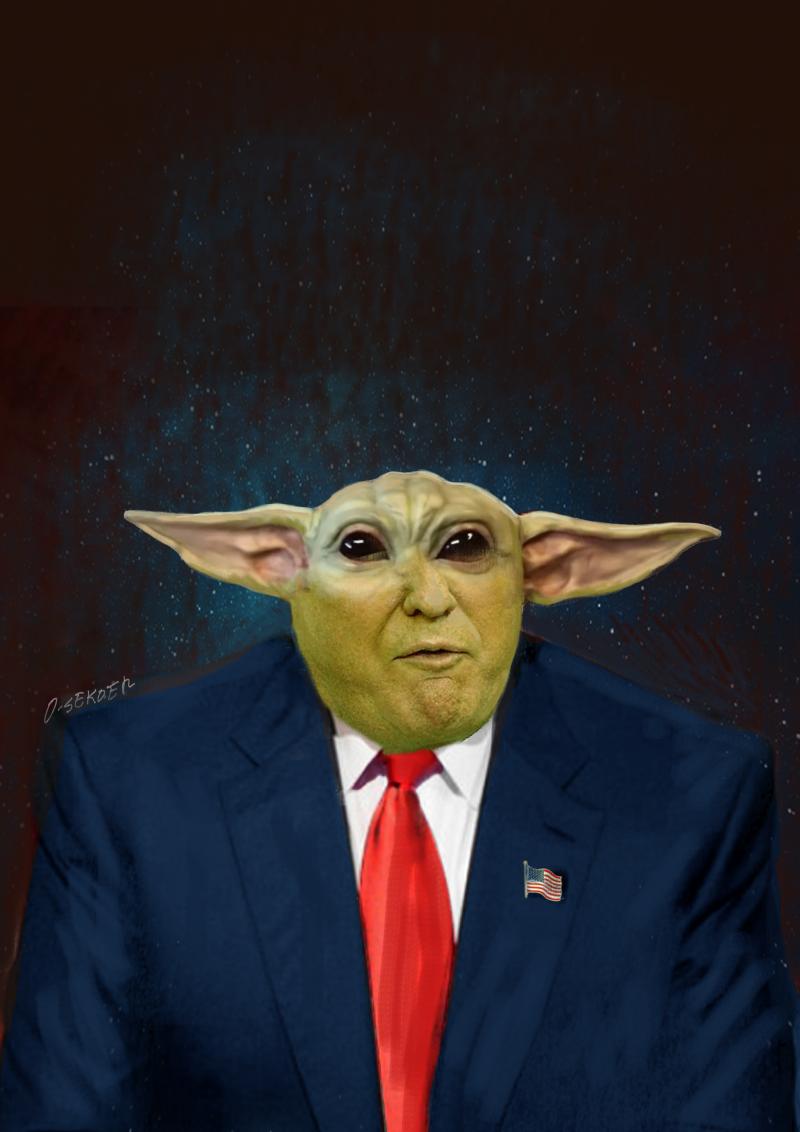 Trump signature for SpaceForce | Cartoon Movement