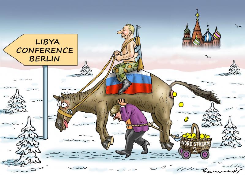 MERKEL IN MOSCOW | Cartoon Movement