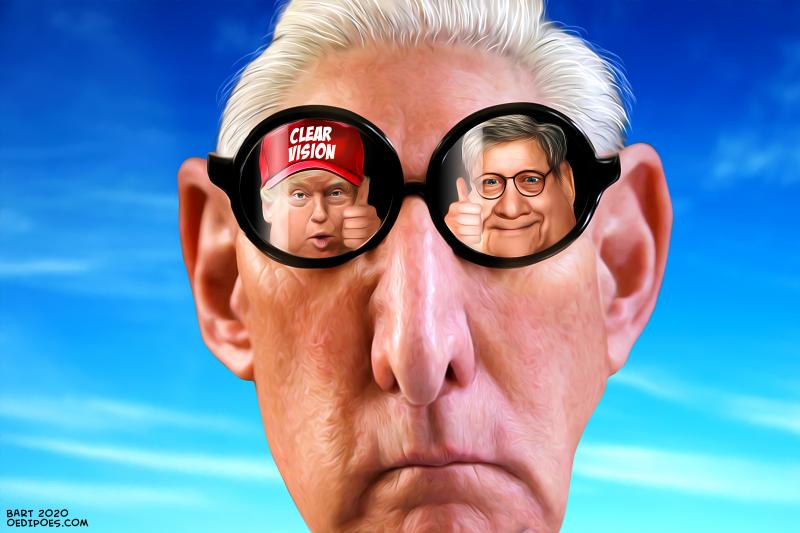 Clear Vision Roger Stone | Cartoon Movement